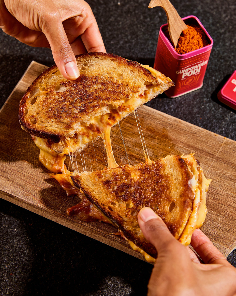 Gunpowder Podi Grilled Cheese Sandwich – Diaspora Co.